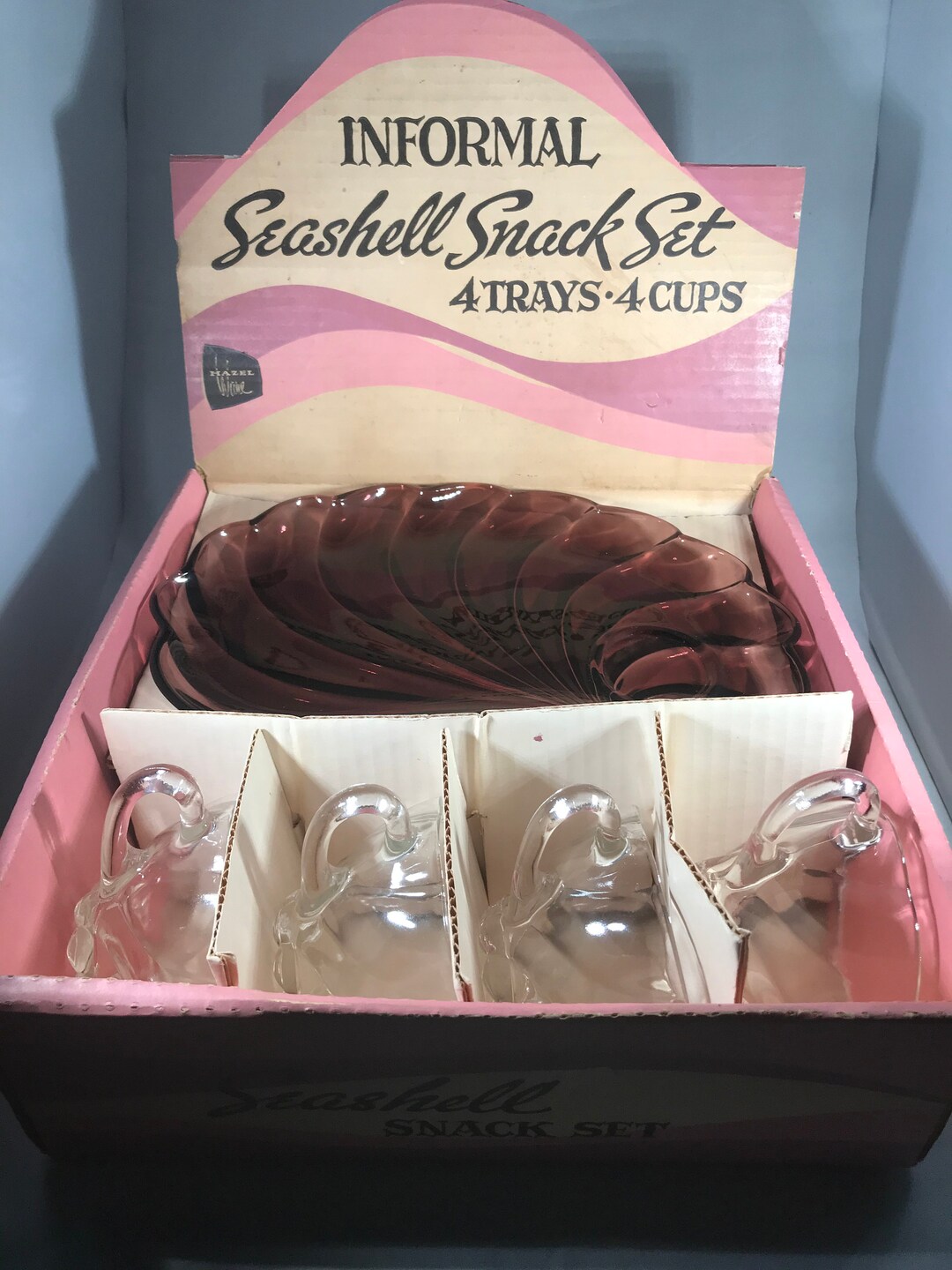 Hazel Ware Seashell Snack Set - Etsy
