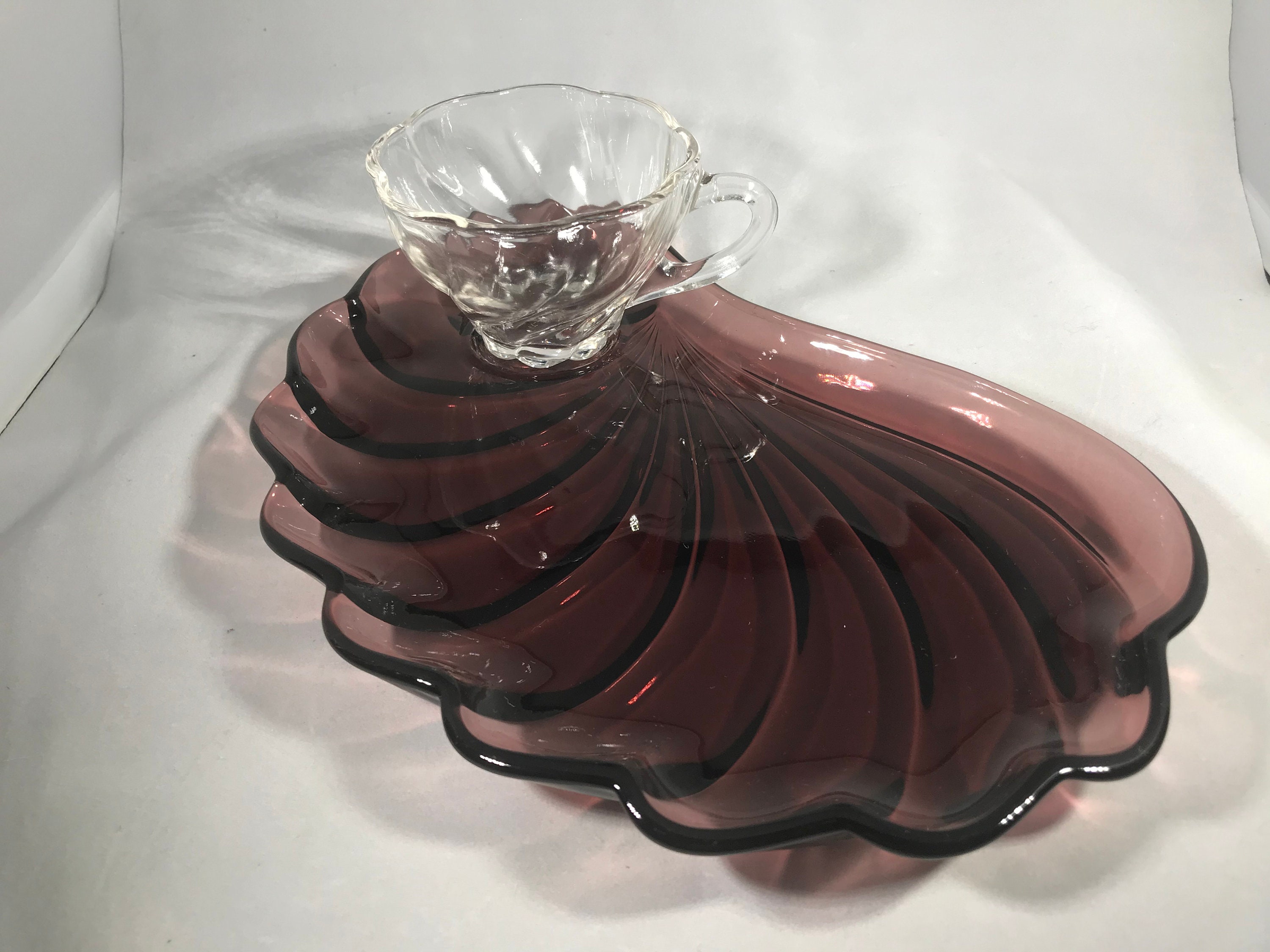 Hazel Ware Seashell Snack Set - Etsy