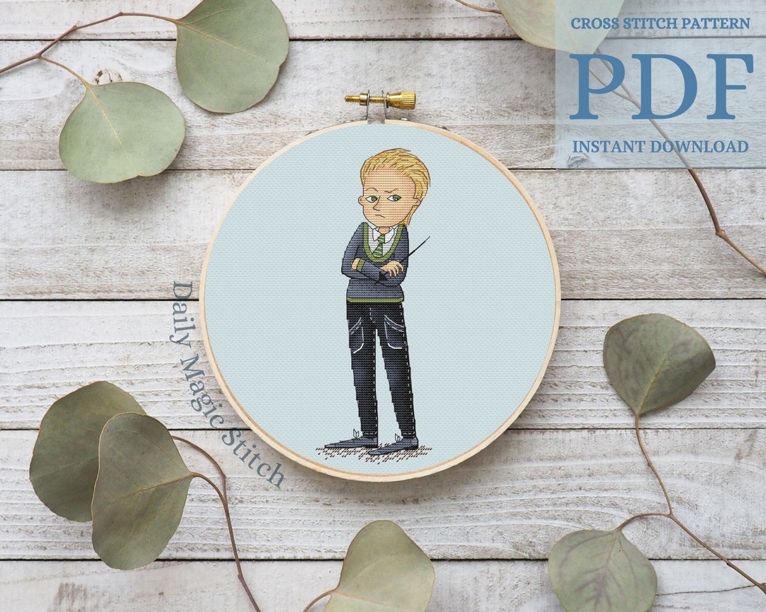 Wizard Cross Stitch Pattern Characters From Movie Cross Stitch ...
