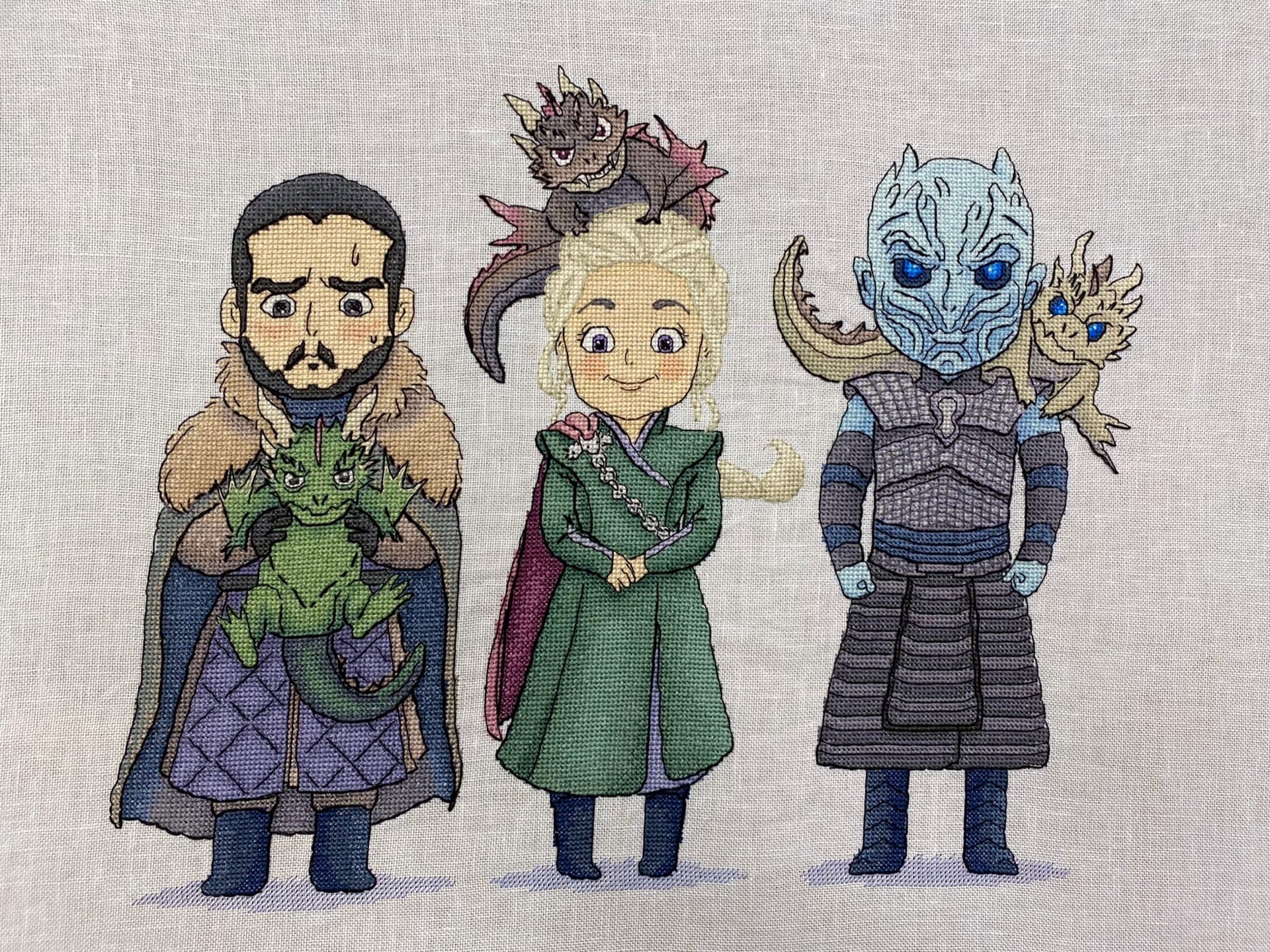 Funny Cross Stitch Pattern GOT, Game Movie Book Character Cross Stitch ...