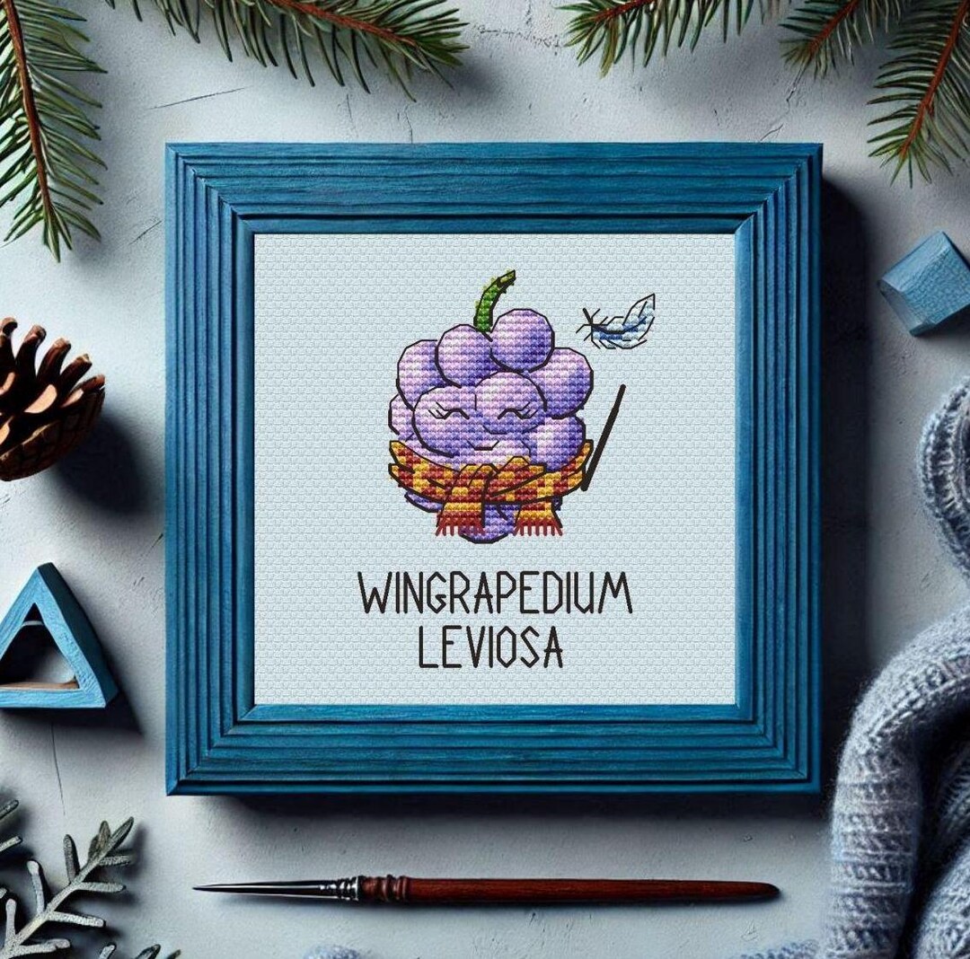 Magic Spell Cross Stitch Pattern Wizard Gift Geek Cross Stitch Funny ...