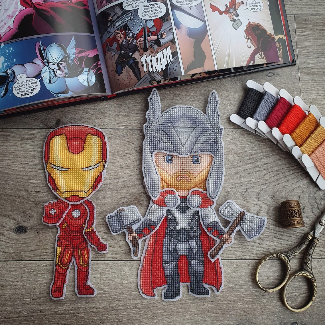 White God Cross Stitch Pattern Kawaii Superhero Cross Stitch - Etsy