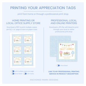 Printable Sweet Summer Tag, End of School Gift Tags for Class, Last Day ...