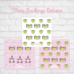 Printable Halloween Gift Tags Girl Frankenstein Tag - Etsy