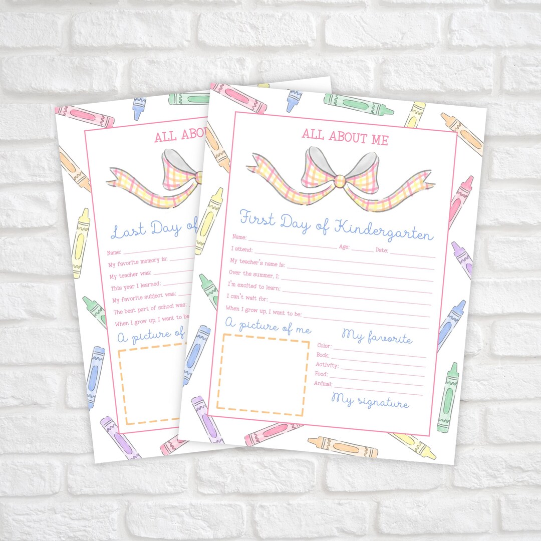 First and Last Day of School Printable, First Day of School ...