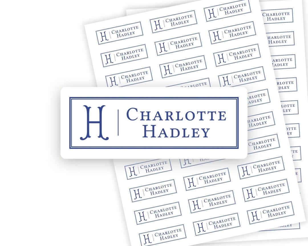 Personalized School Name Labels | Water Resistant Labels for Kids ...
