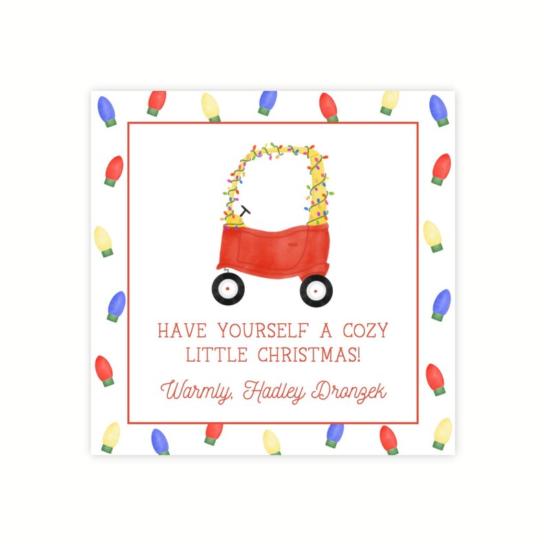 Printable Christmas Gift Tags, Printable Christmas Tags for Kids ...