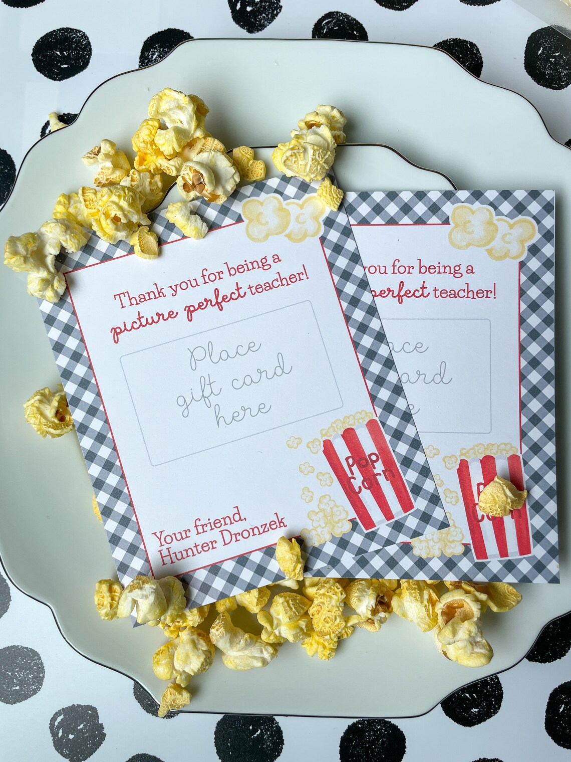 Printable Teacher Appreciation Tags Popcorn Teacher - Etsy