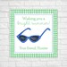 Printable End of School Gift Tags for Class, Bright Summer Sunglasses ...