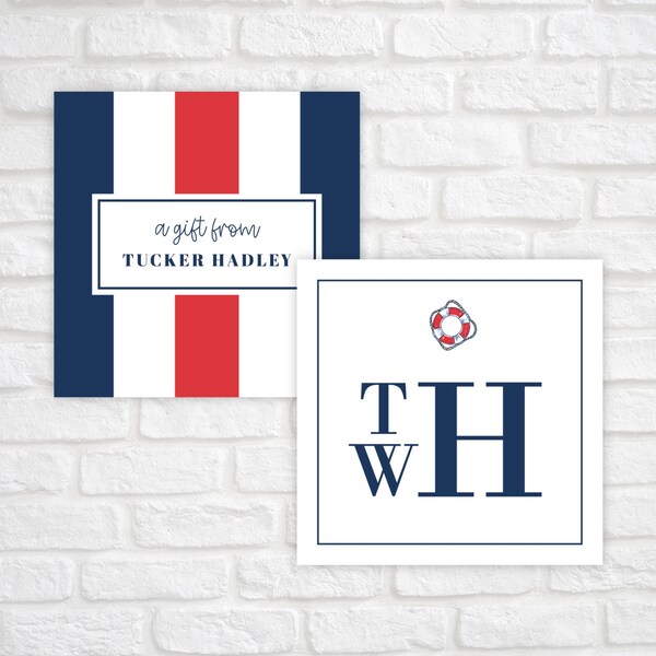 Nautical Gift Tags - Etsy