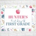First Day of School Sign Printable, Watercolor 1st Day of School Sign ...