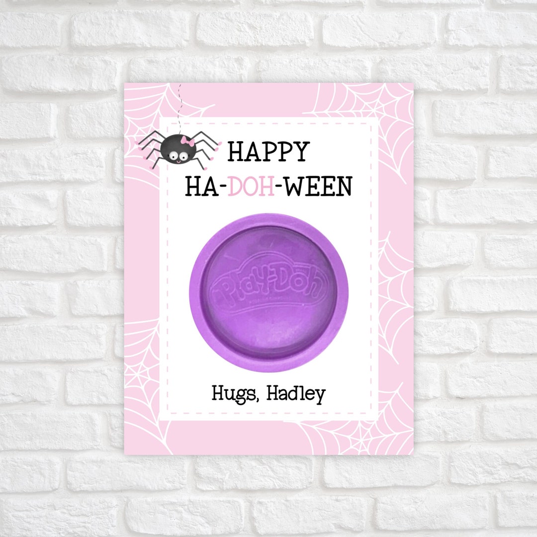 Printable Halloween Play Dough Tags Halloween Playdough - Etsy