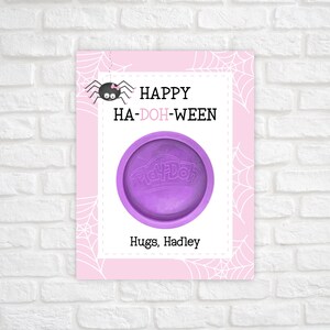 Printable Halloween Play Dough Tags Halloween Playdough - Etsy