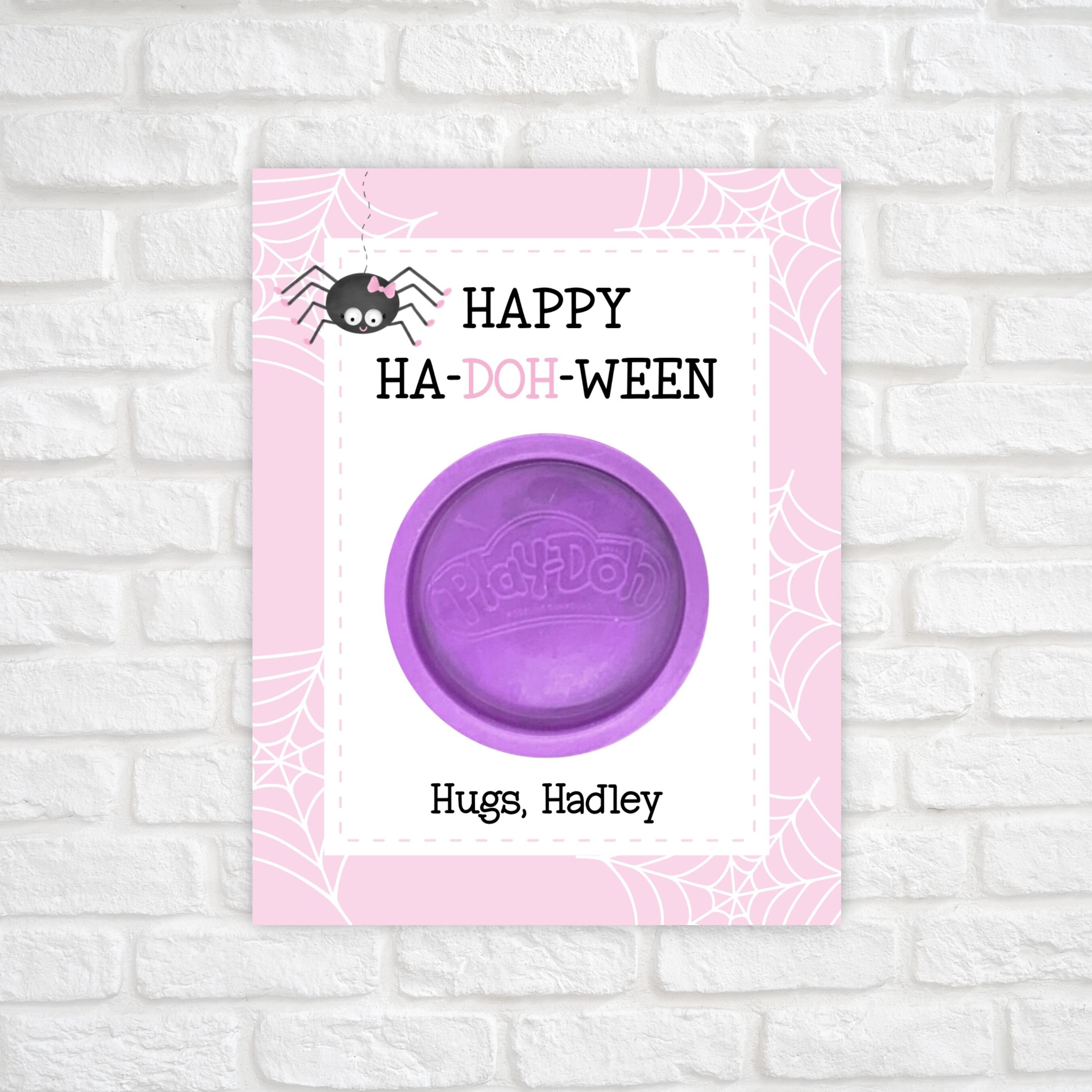 Printable Halloween Play Dough Tags Halloween Playdough - Etsy