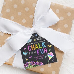 Printable Chalk Full of Fun End of the Year Tags, Last Day of School ...