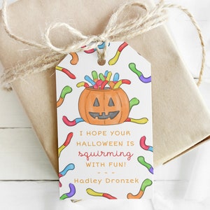 Halloween Gift Tags, Halloween Printable Tags, Halloween Candy Tags ...