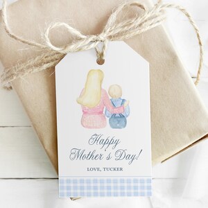 Printable Mother's Day Gift Tag, Mother's Day Card, Happy Mother's Day ...