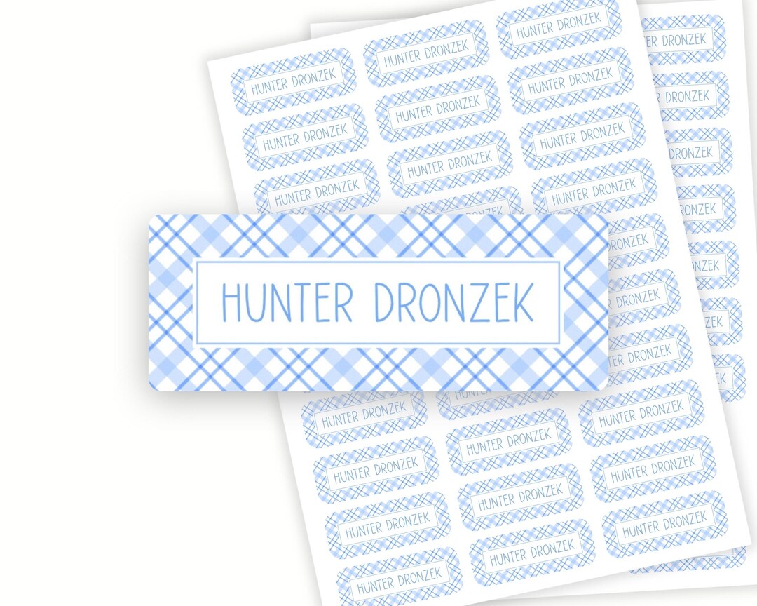 Personalized School Name Labels | Water Resistant Labels for Kids ...