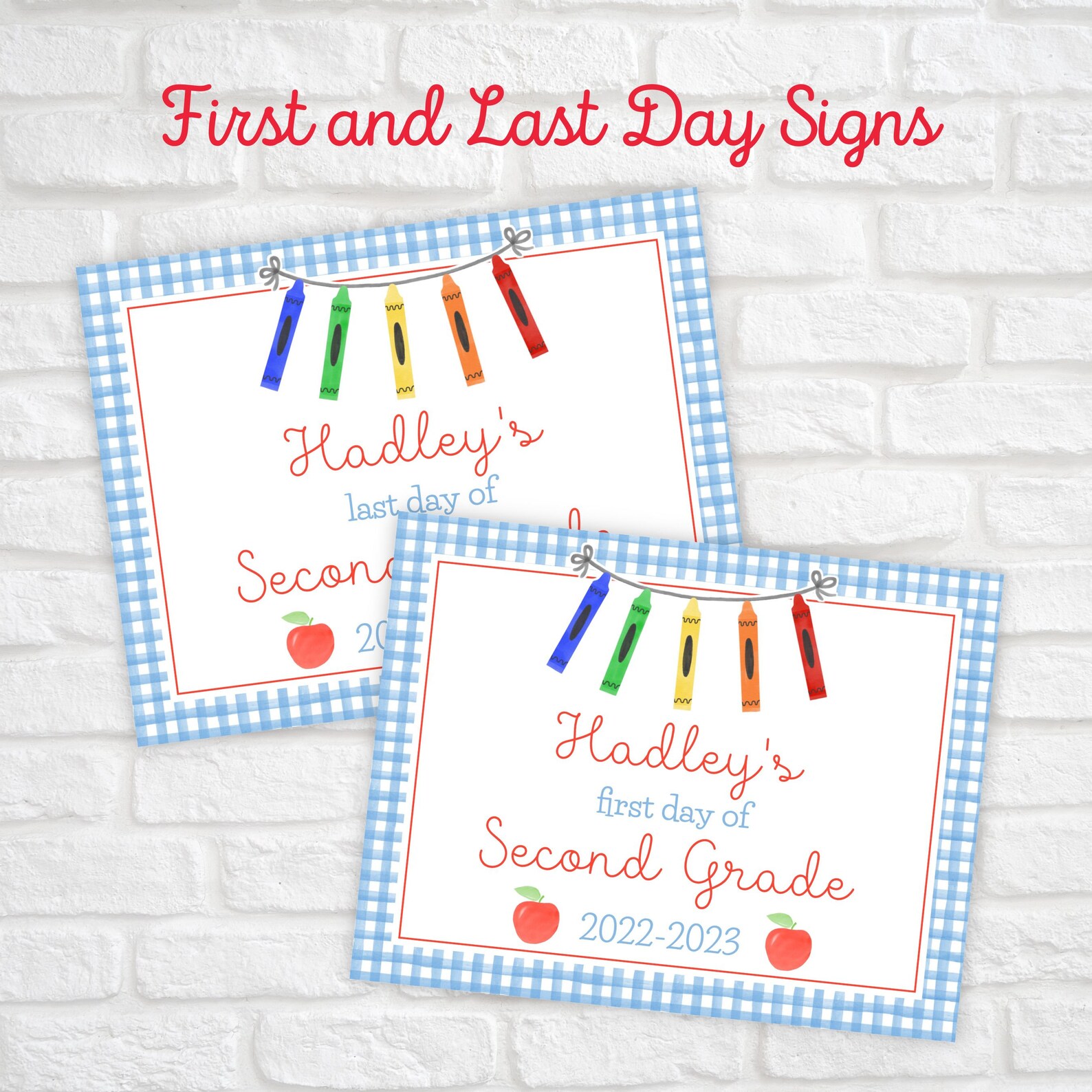 Back to School Sign Printable First Day of School Sign - Etsy