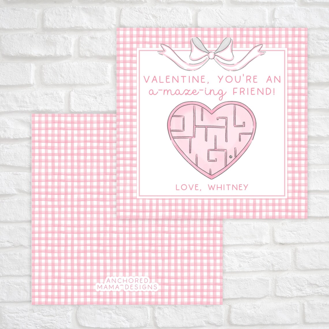 Printable Maze Valentine Cards for Kids, You're Amazing Valentine Gift ...