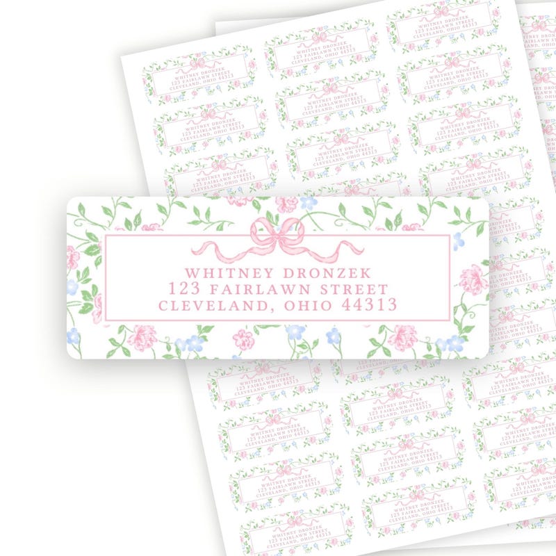Fancy Print for Labels - Etsy