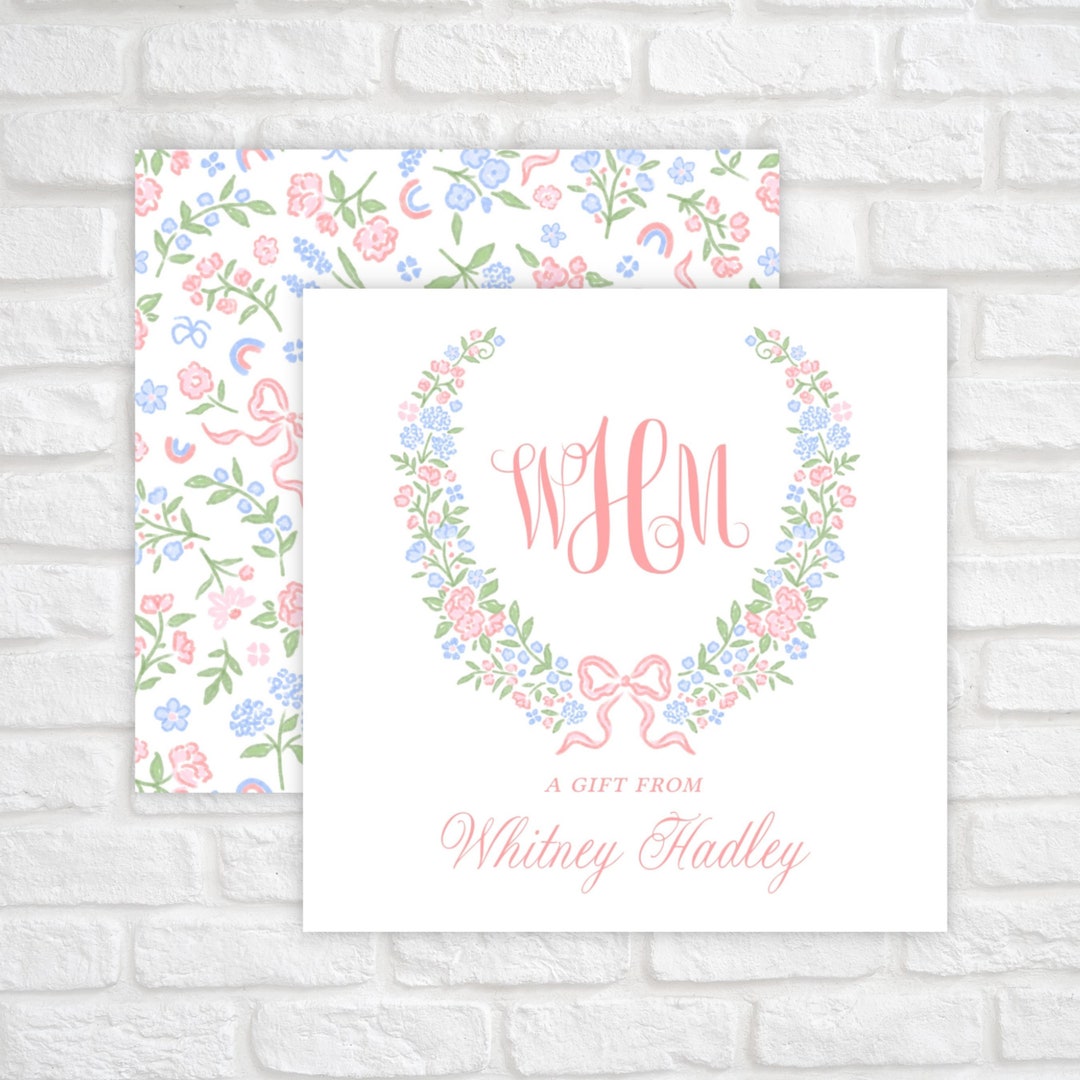 Printable Gift Tags, Floral Gift Tags, Everyday Gift Tag Template ...