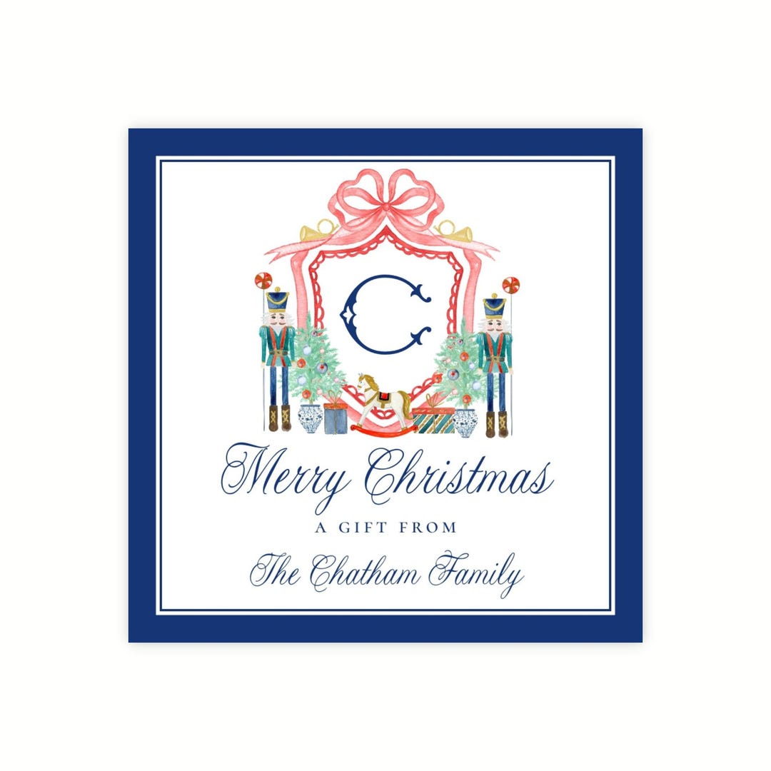 Nutcracker Gift Tags, Printable Christmas Gift Tag Template ...