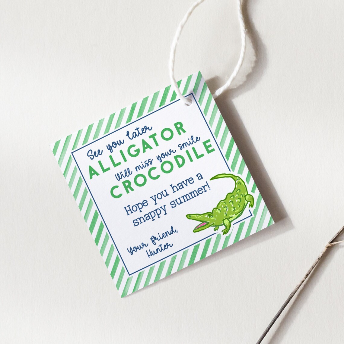 Printable End of School Gift Tags for Class See You Later | Etsy