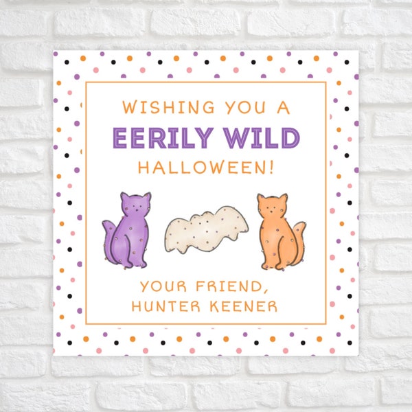 Animal Cracker Label - Etsy