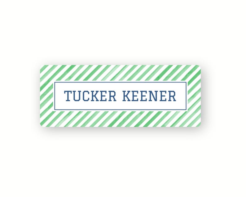 Personalized School Name Labels | Water Resistant Labels for Kids ...