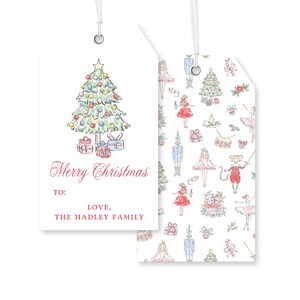 Nutcracker Christmas Gift Tags, Nutcracker Printable Tags, Printable ...