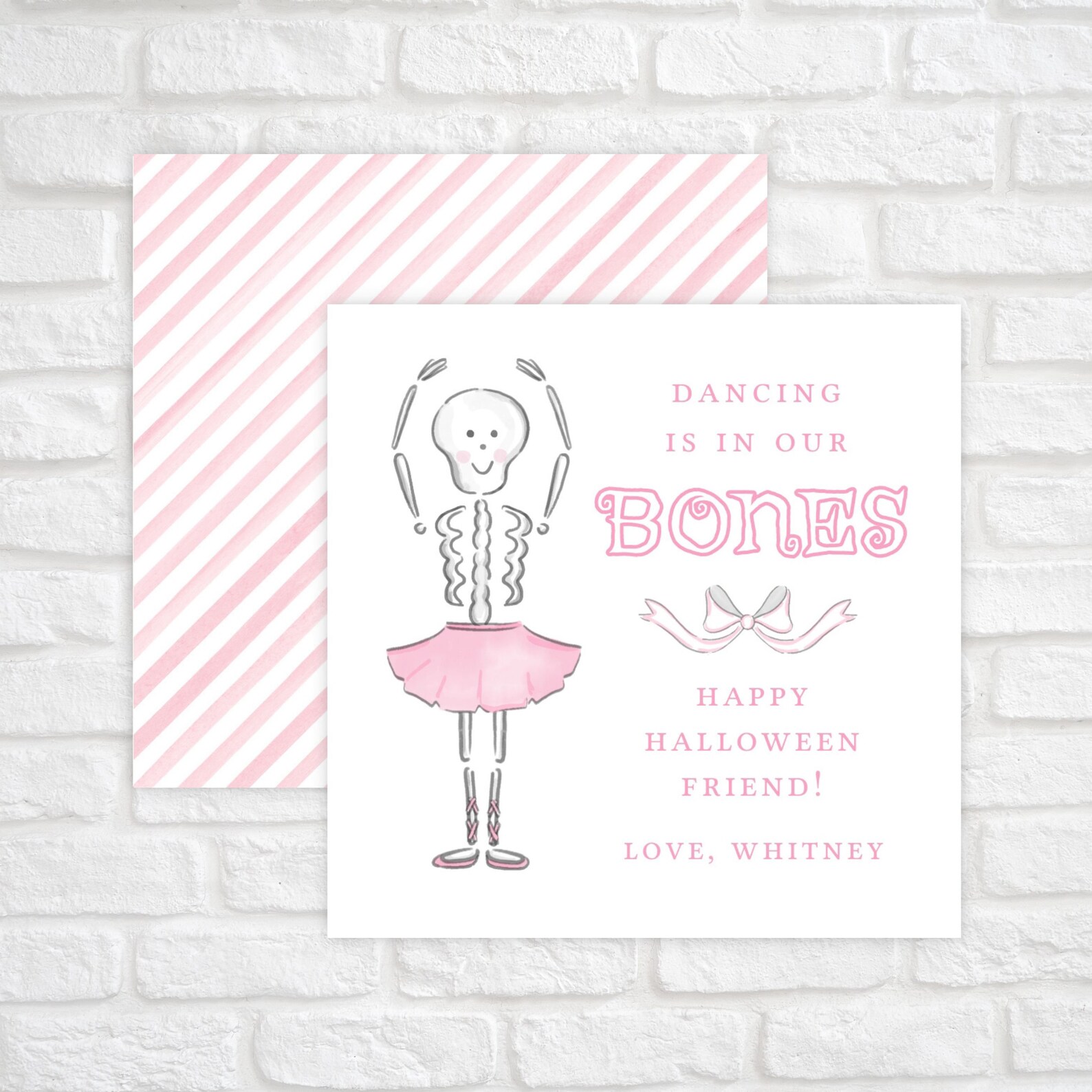 Printable Halloween Tags for Girls Ballet Halloween Gift Tag - Etsy