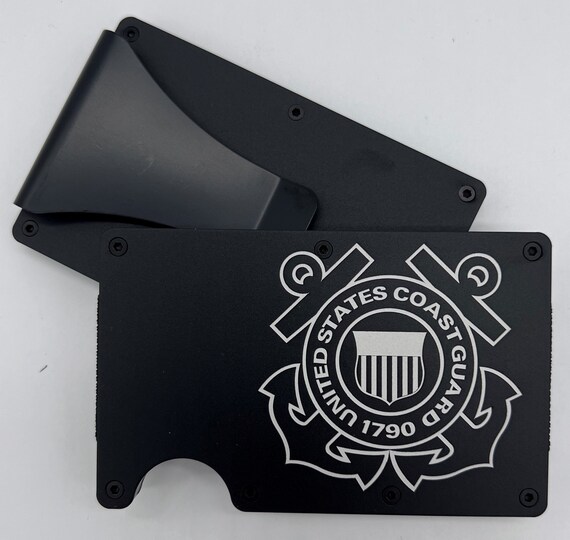 United States Coast Guard USCG RFID Wallet and Money Clip - Etsy