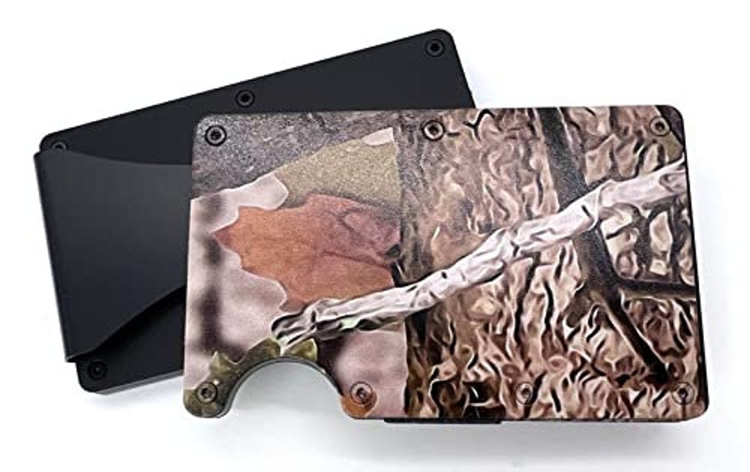 Camouflage Camo Hunting Wallet With Tree Bark Design Realtree RFID ...