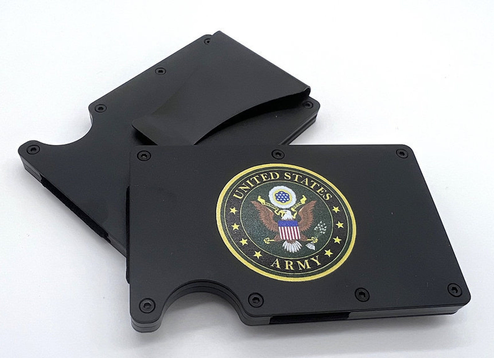United States Army RFID Wallet and Money Clip UV Printed - Etsy