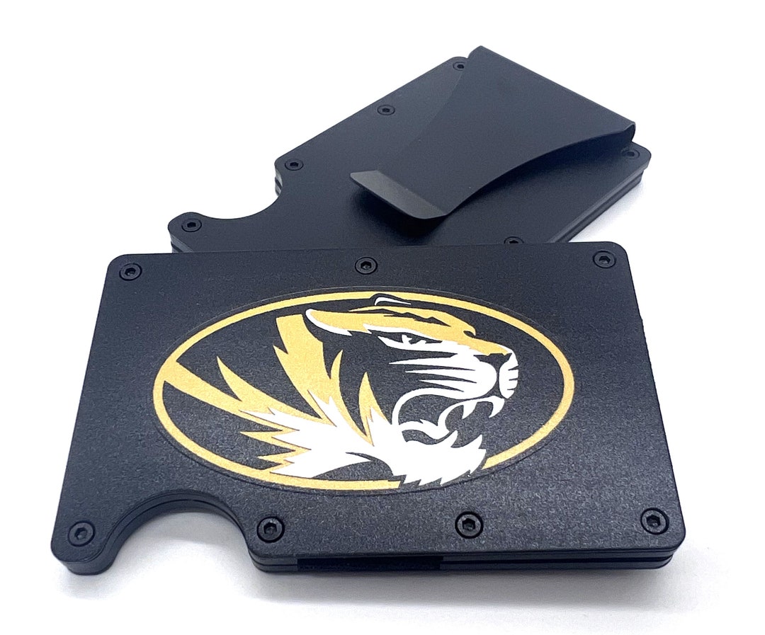 Missouri University Mizzou Tigers Tiger Head Logo RFID Wallet and Money ...