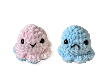 Happy Sad Octopus | Etsy