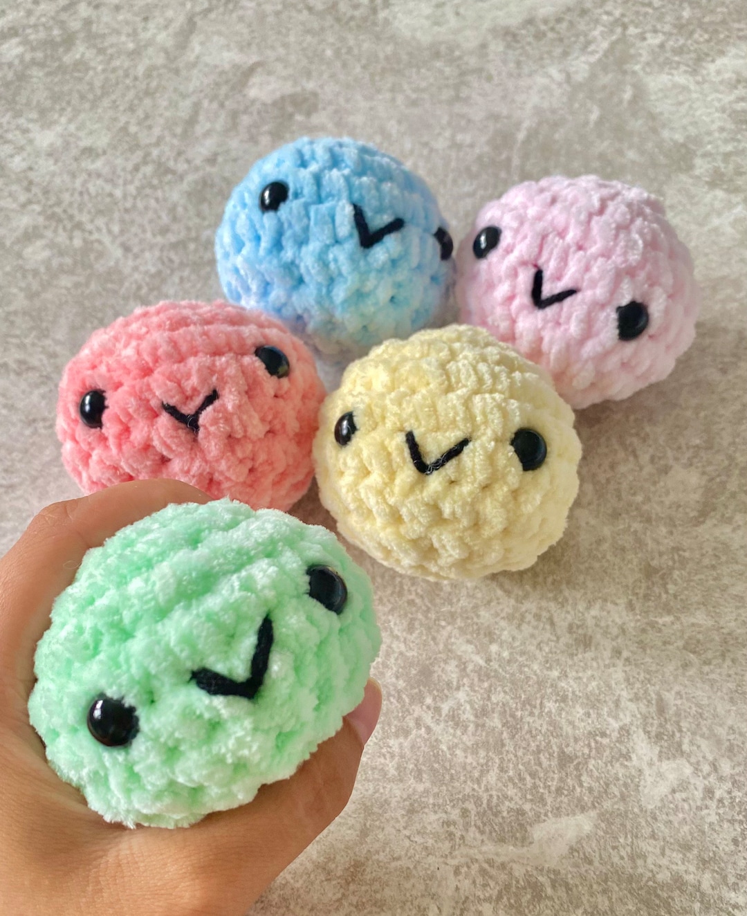 Scented Stress Buddy Handmade Crochet Amigurumi Aromatherapy Stress ...