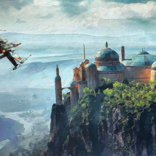 Planet Naboo Canvas Print Star Wars ART Star Wars PRINT - Etsy