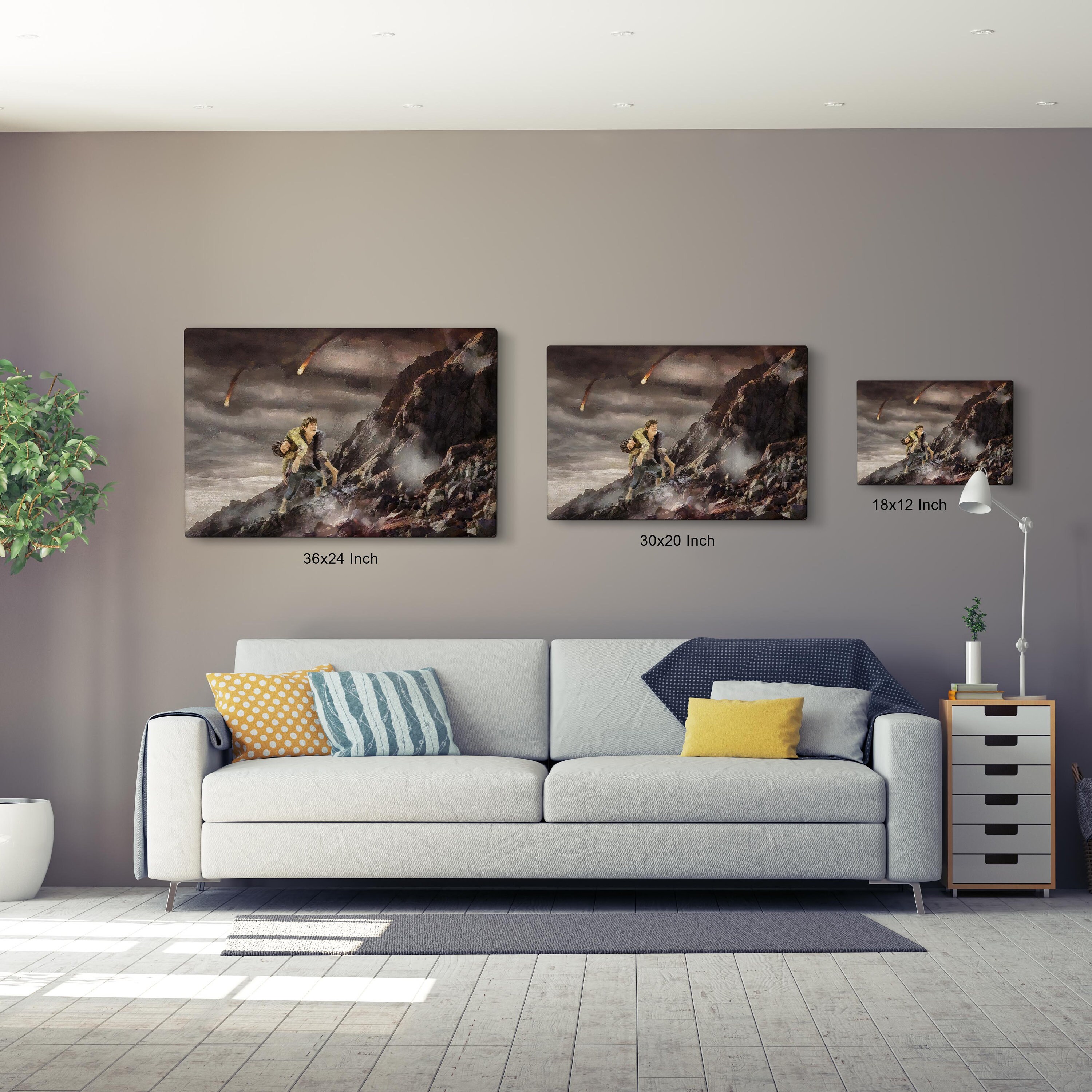 Samwise Gamgee Canvas Print I Can Carry You LOTR Art LOTR - Etsy