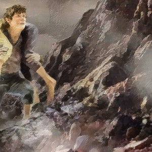 Samwise Gamgee Canvas Print, I Can Carry You, LOTR Art, LOTR Print ...