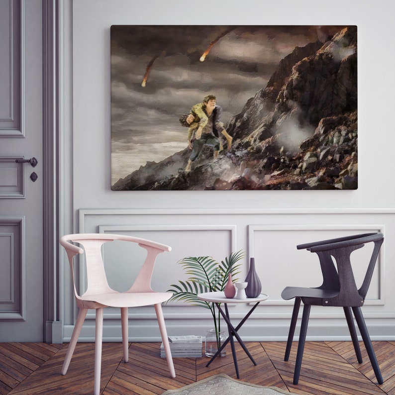 Samwise Gamgee Canvas Print I Can Carry You LOTR Art LOTR - Etsy