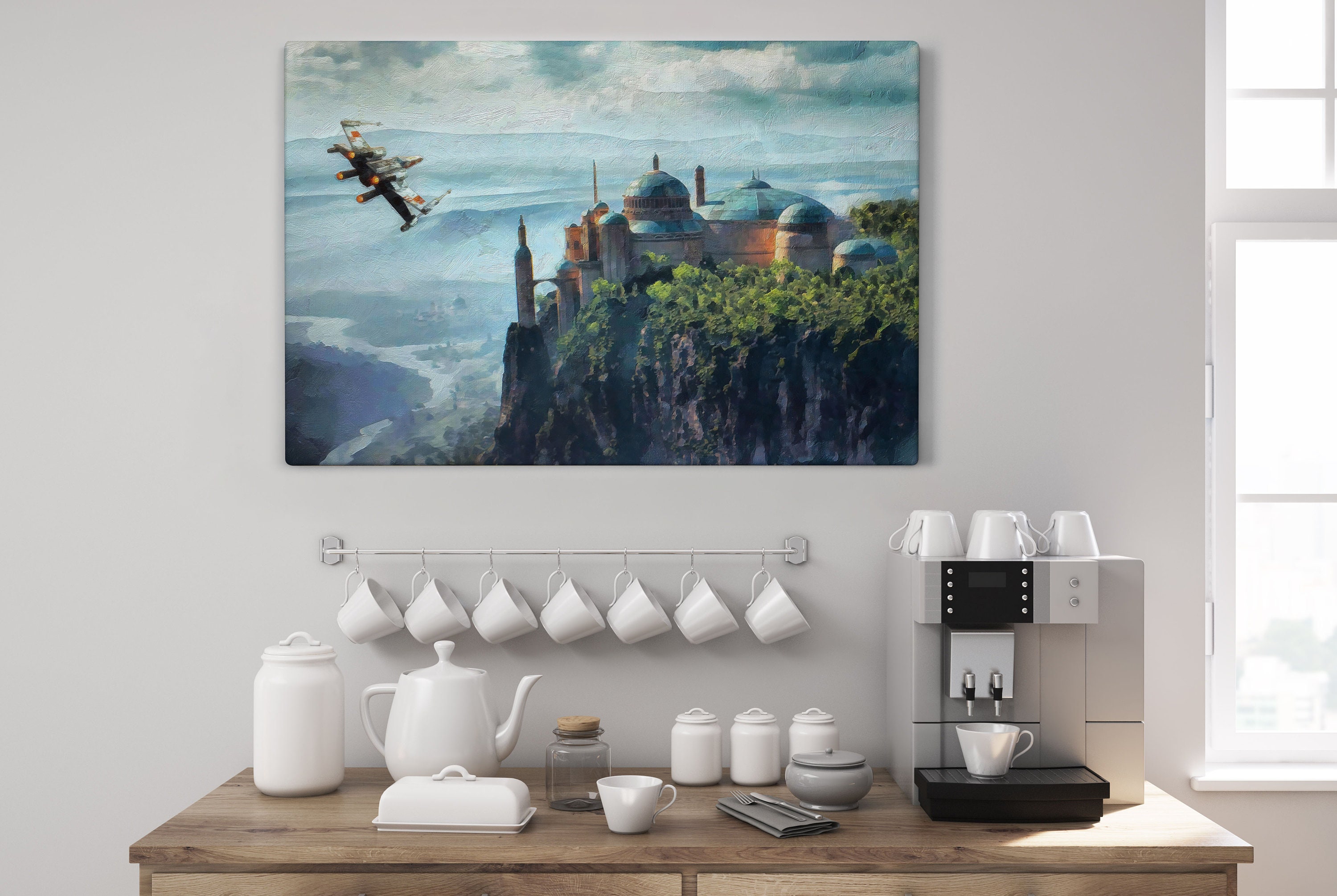 Planet Naboo Canvas Print, Star Wars ART, Star Wars PRINT, Star Wars ...