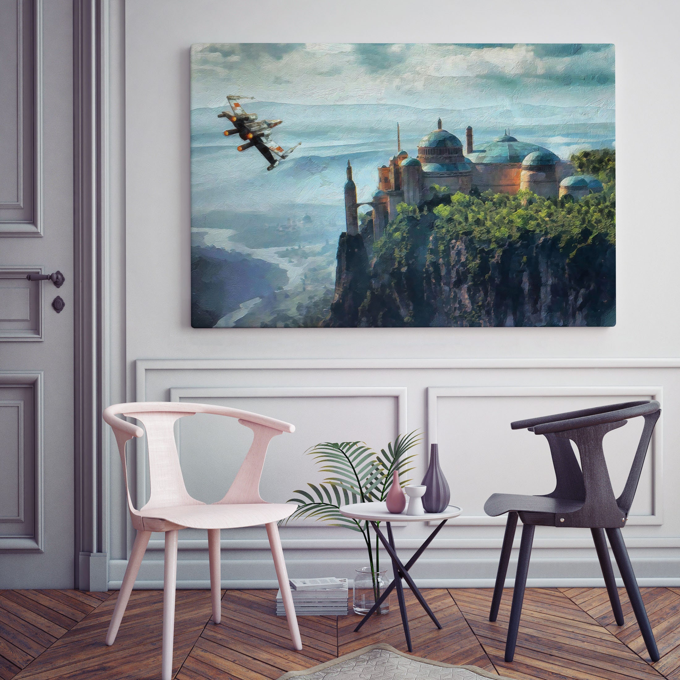 Planet Naboo Canvas Print, Star Wars ART, Star Wars PRINT, Star Wars ...