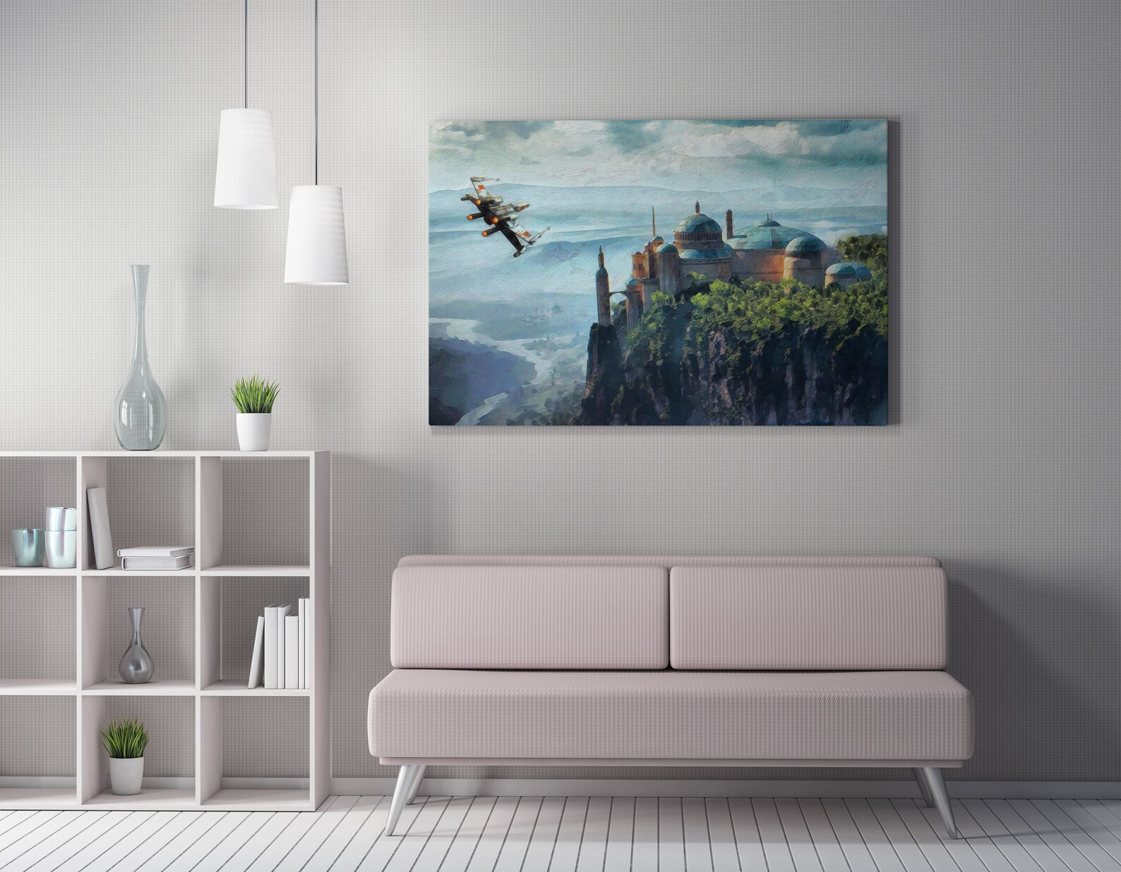 Planet Naboo Canvas Print, Star Wars ART, Star Wars PRINT, Star Wars ...