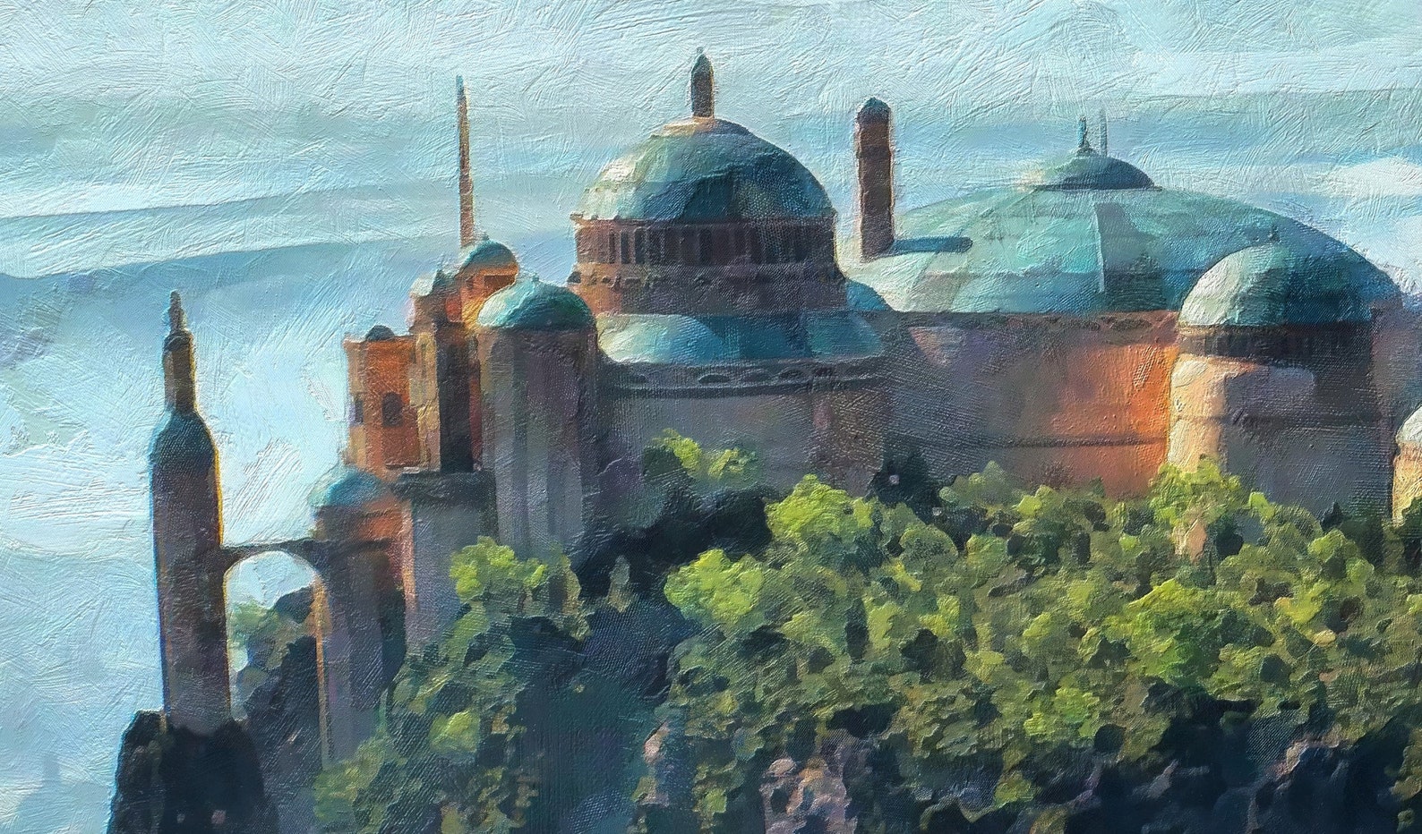 Planet Naboo Canvas Print Star Wars ART Star Wars PRINT | Etsy