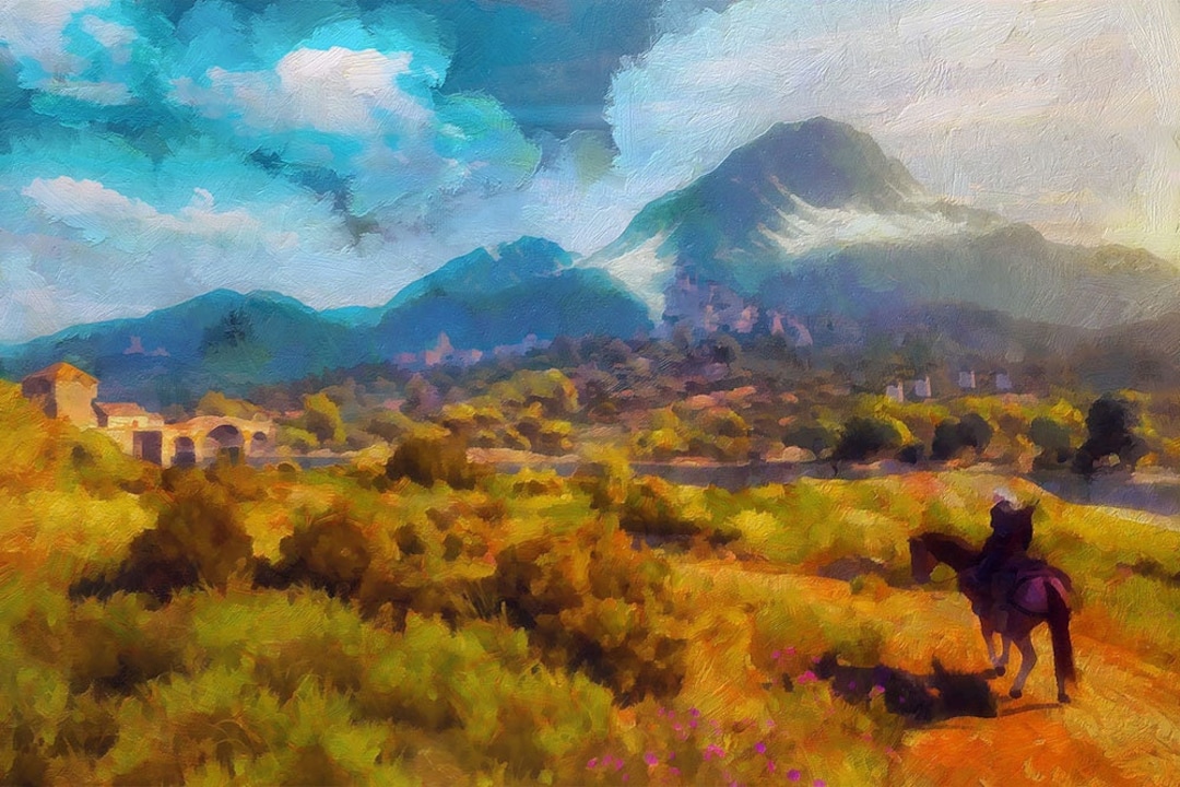 Witcher at Toussaint Canvas Print, Witcher Art, Witcher Print, Witcher ...