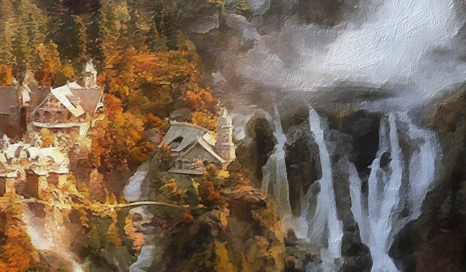 Rivendell Canvas Art Print LOTR Art LOTR Print LOTR Gift - Etsy