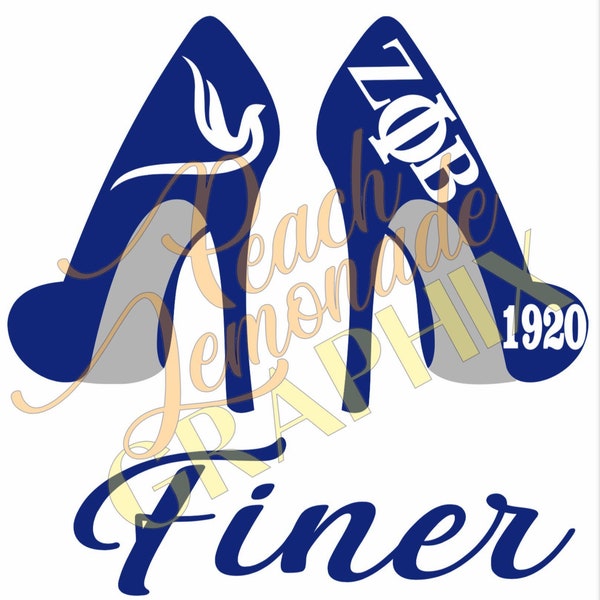 Zeta Phi Beta Sorority Fabric Etsy