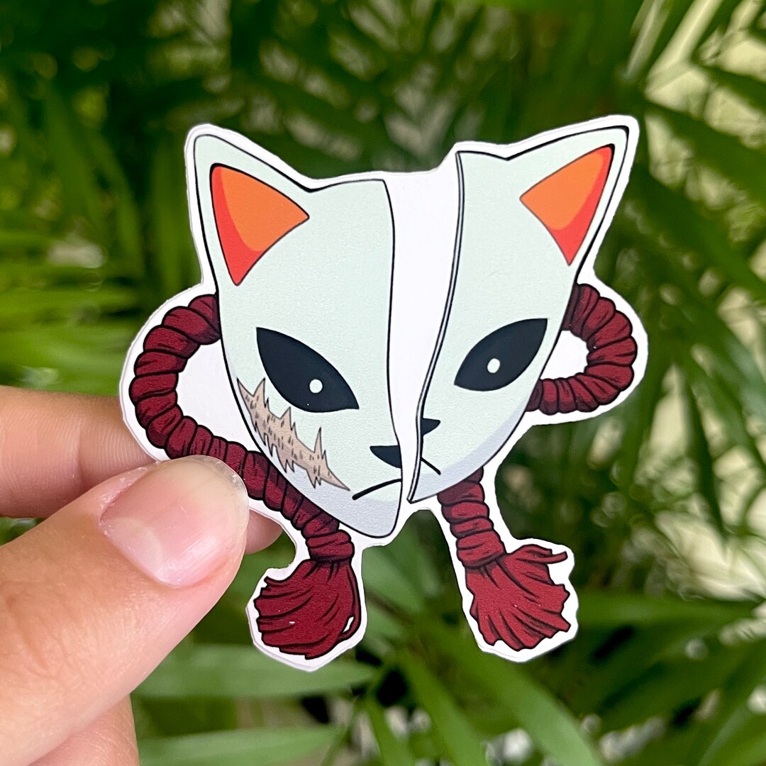 Sabito Mask Sticker - Etsy
